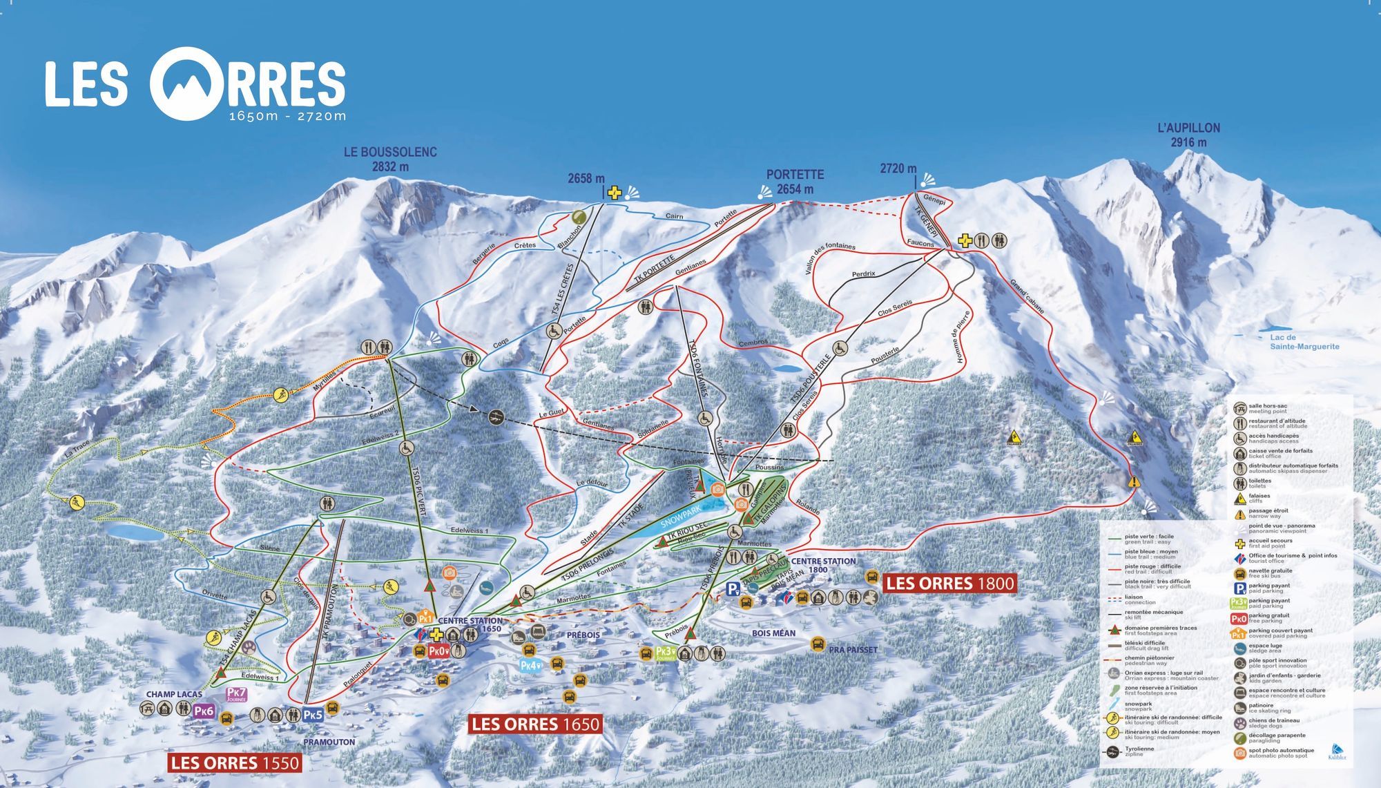 Plattegrond Les Orres